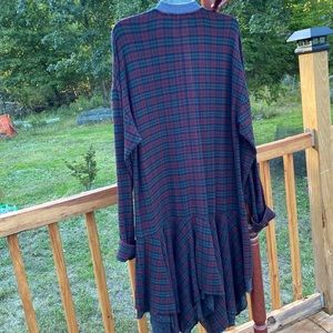 Free People | Dresses | Free People Tattered Hem Dress Jacket | Poshmark